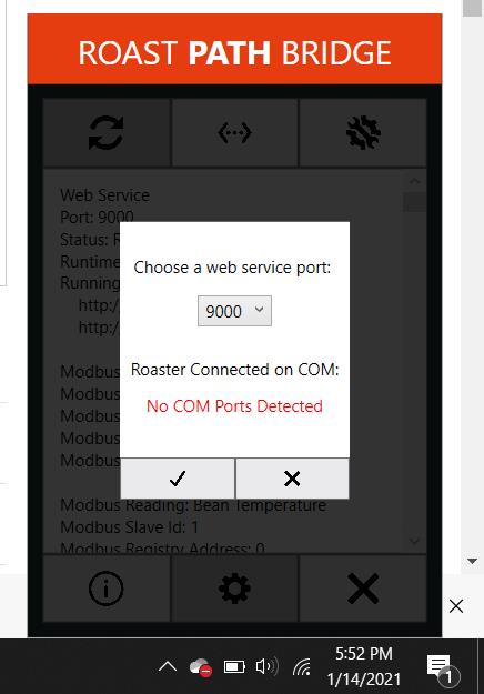 RoastPATH - "No COM Ports Detected"